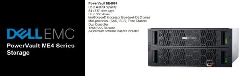 Dell EMC ME4084 Storage with Enclosure 1PB (petabyte)