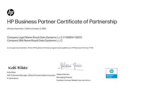 Authorized Partner - Certificates | Dell EMC Partner in Dubai UAE